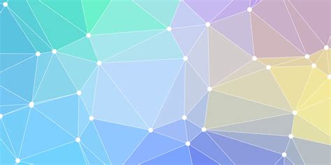 Geometric Abstract Colorful Background With Connected Line And Dots Graphic Background For Your