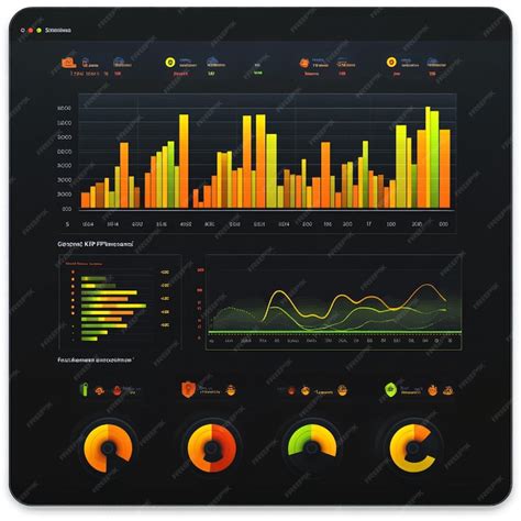 Kpi Tracking System With Graphs And Performance Indicators Premium Ai