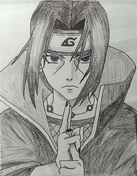 25 Itachi Drawing Ideas For Anime Fans Diyscraftsy