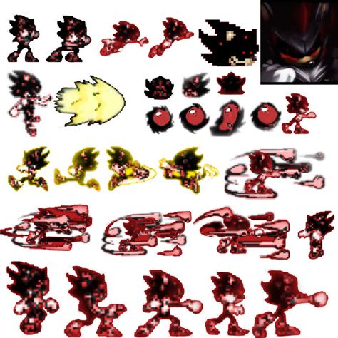 My Shadow Exe Custom Made Sprite Sheet By Shadowxcode On Deviantart