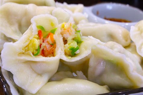 纯虾仁水饺 虾仁水饺饺子馅 大山谷图库