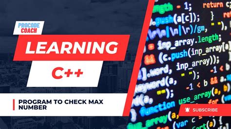 Cpp08 Simple C Programming To Find The Largest Number Using Else If Statement Procode