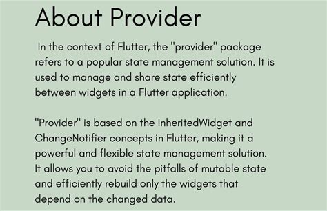 All About Provider State Management In Flutter Ahmed Nabegh