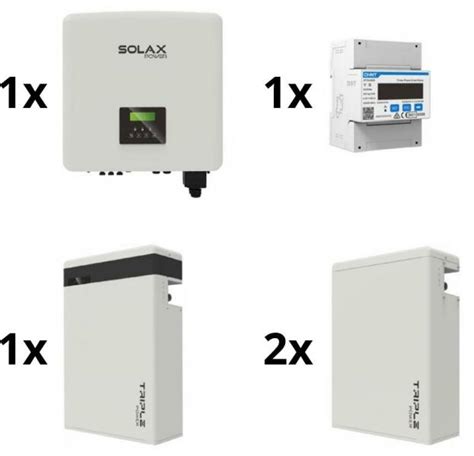 SolaX Power Set Solar 10kW Invertor SOLAX 3f Baterie TRIPLE Power 17