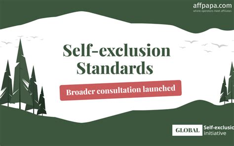 Self Exclusion Standards Project Launches Consultation