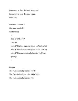 Chapter Balagurusamy Programming ANSI In C PDF
