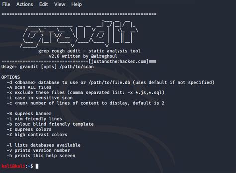 Graudit Source Code Auditing Tool Tech Chronicles