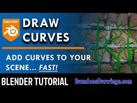 How To Draw And Animate Curves In Blender Youtube