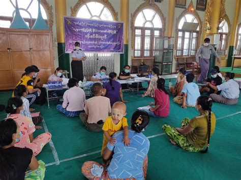 အောင်မြေသာစံမြို့နယ်တွင် ပန်းခင်းစီမံချက်ဖြင့် နိုင်ငံသားစိစစ်ရေးကတ်ပ