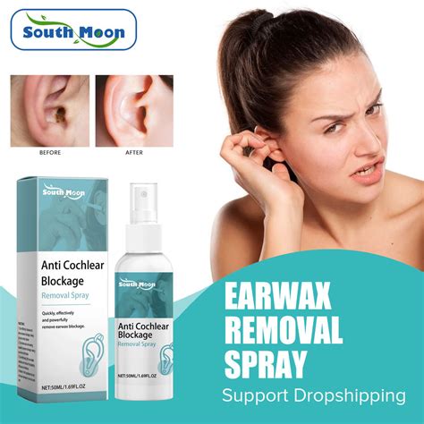 South Moon Anti Cochlear Blockage Removal Spray 50ml Ear Wax Remover
