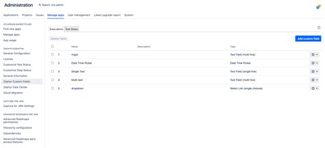 Customize Global Level Custom Fields Zephyr Essential Dc Documentation