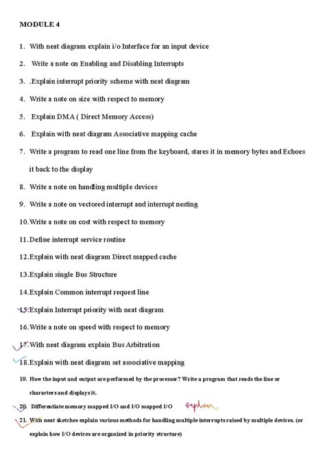 Module 1g Practise Material MODULE 4 1 With Neat Diagram Explain I