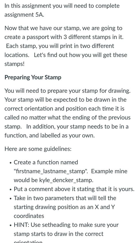 solved intro to python class go simple i have my stamp i ll