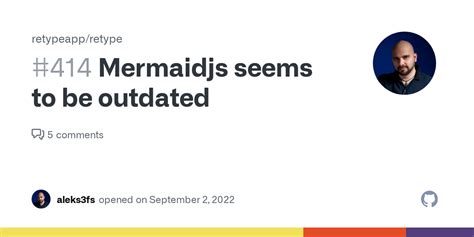 Mermaidjs Seems To Be Outdated Issue 414 Retypeapp Retype GitHub