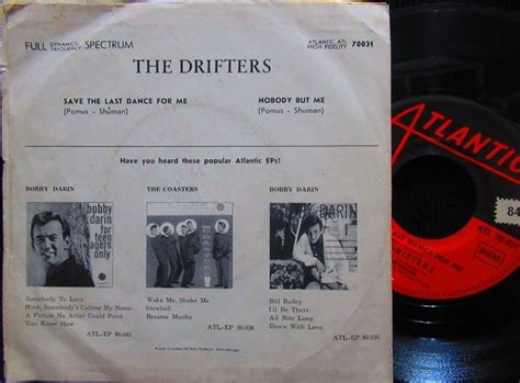 山下達郎「brutus Songbook」掲載希少sweden盤★the Drifters 『ラスト・ダンスは私に』 Modern