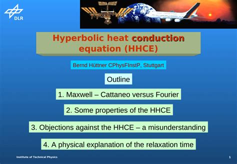 Pdf Hyperbolic Heat Conduction Equation Hhce