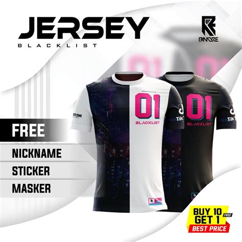 Jual JERSEY BLACKLIST INTERNATIONAL TERBARU FULL PRINTING FREE NICKNAME FREE MASKER Shopee