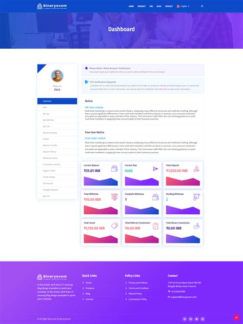 binaryecom ecommerce based mlm platform by viserlab codecanyon