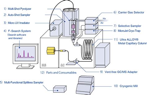 Pyrolyzer System Configuration Pyrolysis GC MS Product Frontier