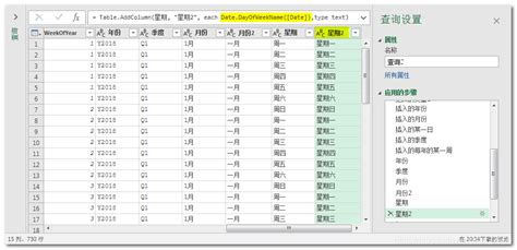 Bi神器power Query（18） Pq制作时间维度表（7）datetotext Csdn博客