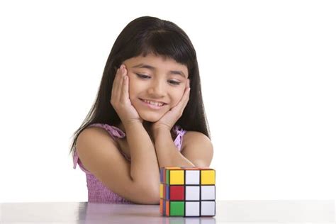 Rubiks Cube Head Fotos Imago