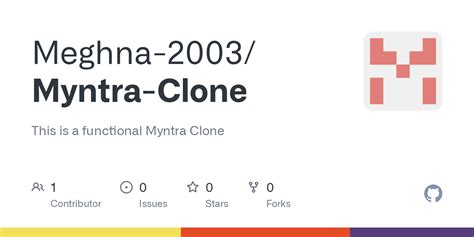 GitHub Meghna 2003 Myntra Clone This Is A Functional Myntra Clone