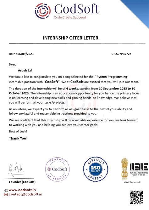 Ayush Lal On Linkedin Codsoft Pythondev Internship
