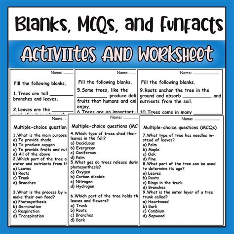 All About Trees Tree Life Cycle Science Reading Comprehension Passages