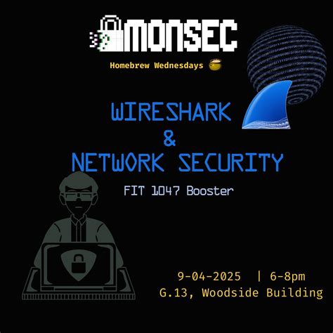 Monash Cyber Security Club Monsec Wireshark We Got You Covered