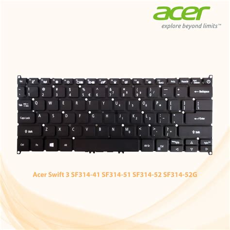 Jual Keyboard Acer Swift 3 Sf314 41 Sf314 51 Sf314 52 Sf314 52g