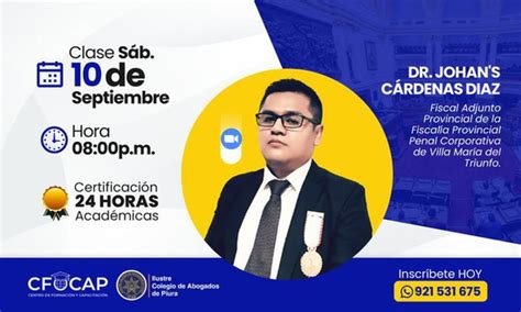 Curso Especializado Funciones Y Atribuciones De Ministerio PÚblico