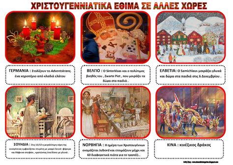 Το νέο νηπιαγωγείο που ονειρεύομαι Χριστουγεννιάτικα έθιμα από όλο