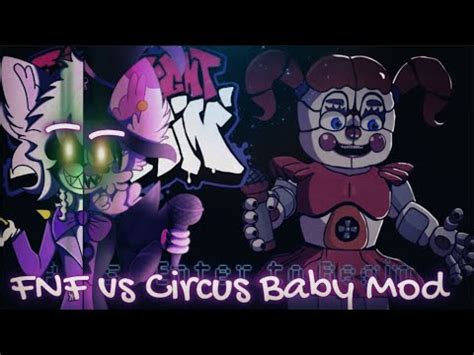 Jogando A Fnf Vs Circus Baby Mod Youtube