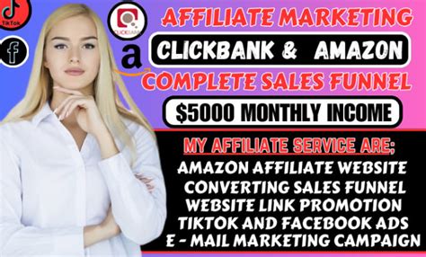 Setup Sales Funnel For Clickbank Affiliate Marketing Amazon Website