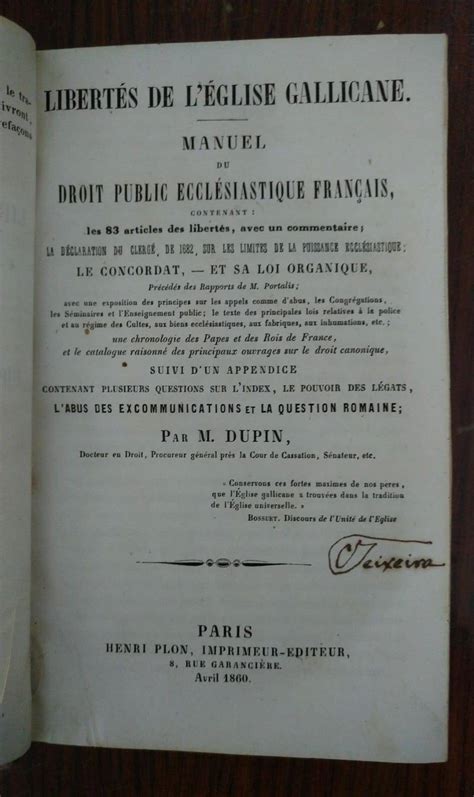 MANUEL DU DROIT PUBLIC ECCLESIASTIQUE FRANÇAIS Bidding