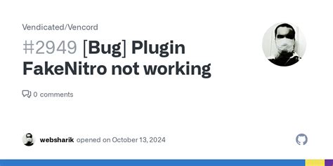Bug Plugin Fakenitro Not Working · Issue 2949 · Vendicatedvencord