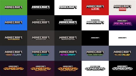 Minecraft Logos