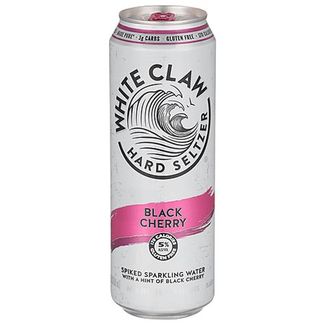 White Claw Hard Seltzer Hard Seltzer Black Cherry 19 2 Fl Oz Beer