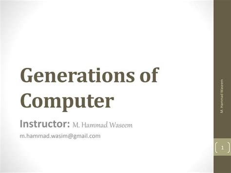 Generations Of Computers Chart Pdf Computing Technology And Computing