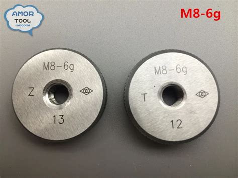 M G Metric Thread Ring Gage T Z Gauge Tools Set Of For Detecting A Standard Diameter Of