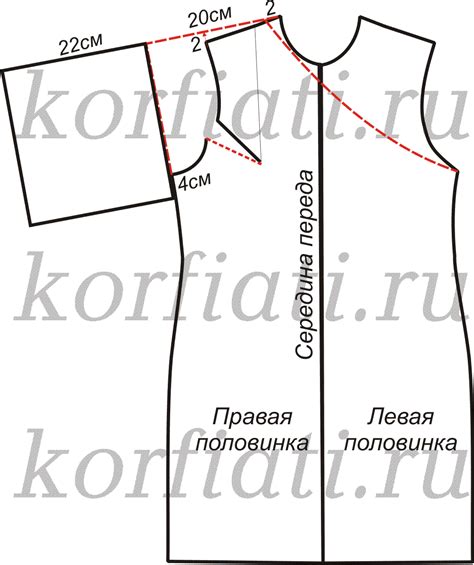 Выкройка платья кимоно от Анастасии Корфиати