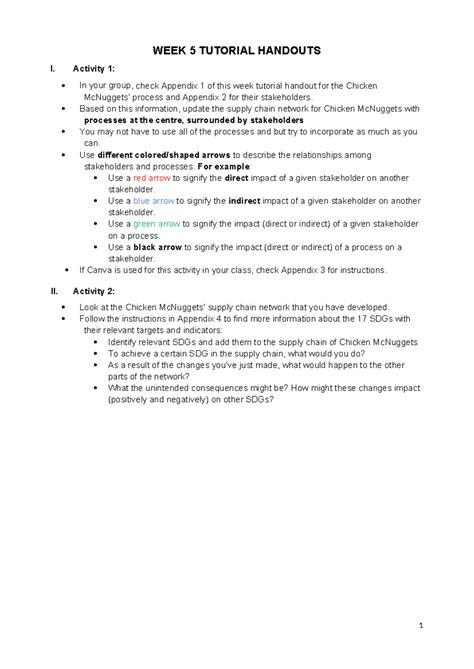 week 5 tutorial handout week 5 tutorial handouts i activity 1 in