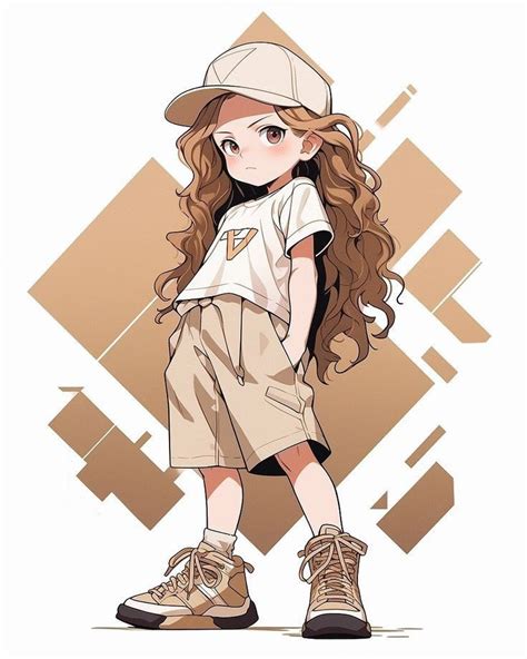 انمي كول Doodles Carini Illustrazione Grafica Grafica Bambini