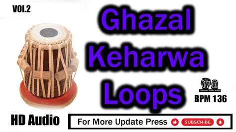 Ghazal Style Loops Keharwa BPM 136 Taalmala Tabla Studio YouTube