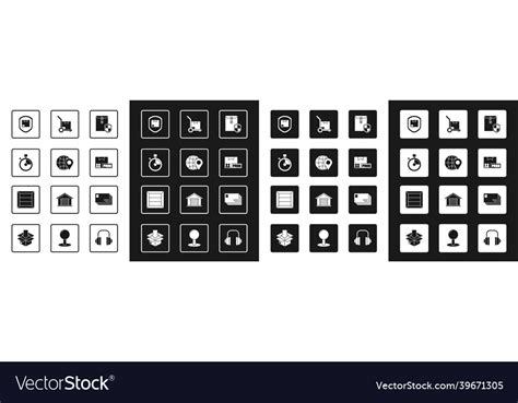 Set Envelope With Shield Location On The Globe Vector Image