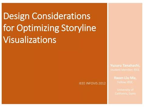 Ppt Design Considerations For Optimizing Storyline Visualizations