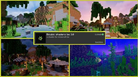 Shader Mcpe Ultra Realistic Bicubic Shader Be 30 Youtube