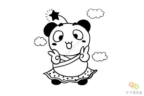 熊猫爪简笔画 熊猫爪印简笔画 第8页 大山谷图库