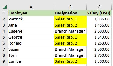Does Not Equal Operator In Excel Examples
