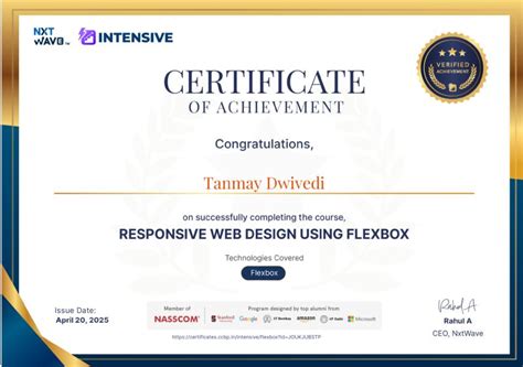 Webdevelopment Responsivedesign Flexbox Mediaqueries Tanmay Dwivedi